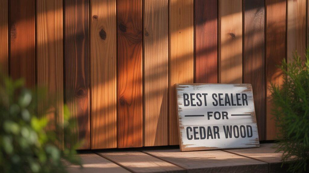 Best Sealer for Cedar Wood: Top Waterproof Stains and Sealants